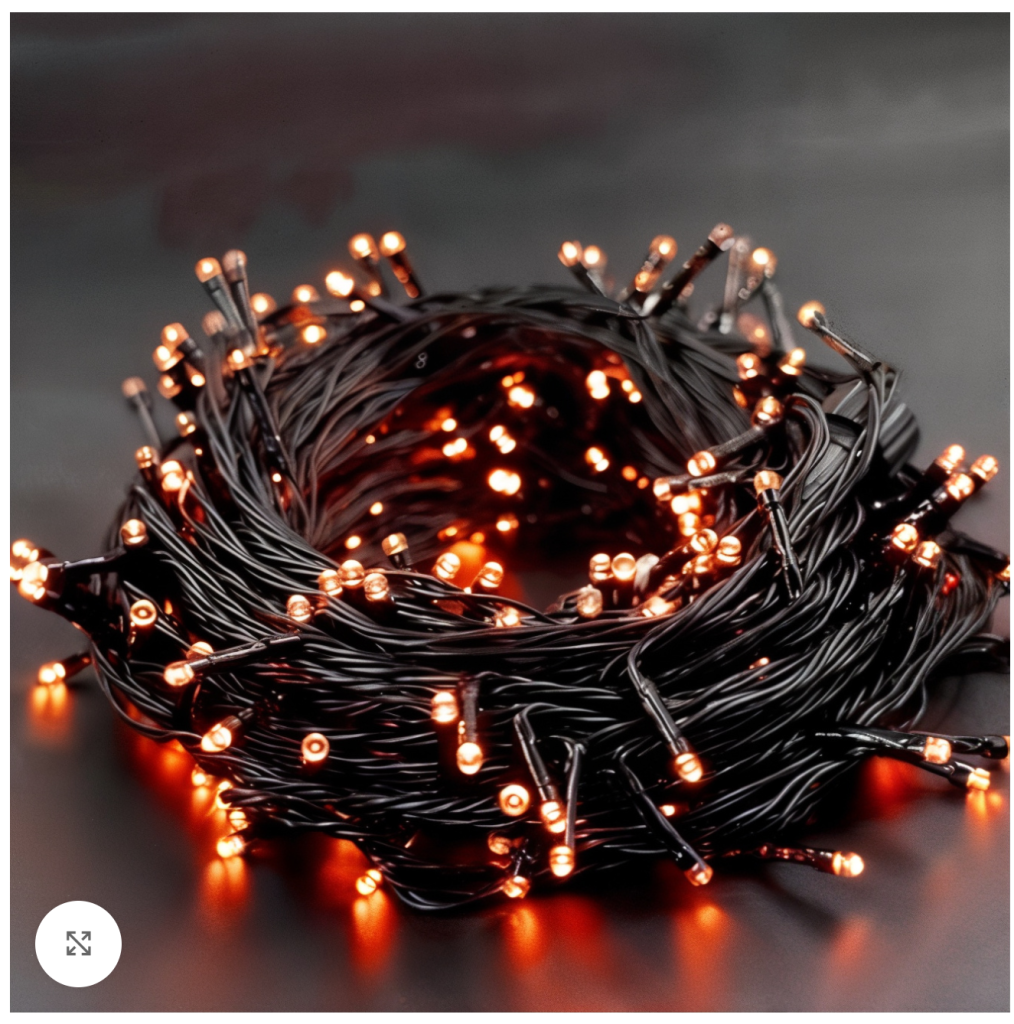 Instalatie LED Craciun 12m, 200 Led-uri, lumina rosie utilizare ...